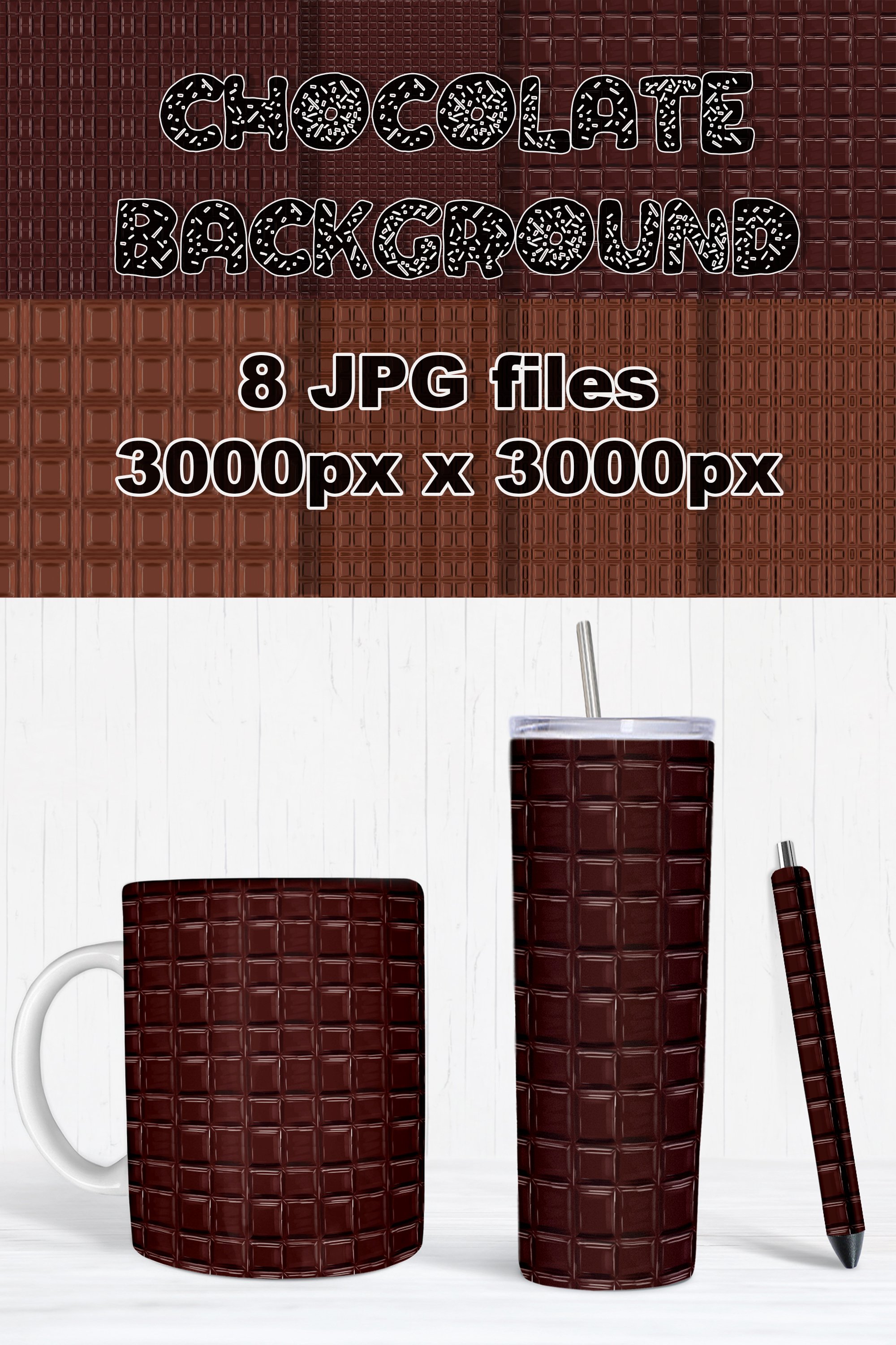 Chocolate Background, Chocolate Digital Paper