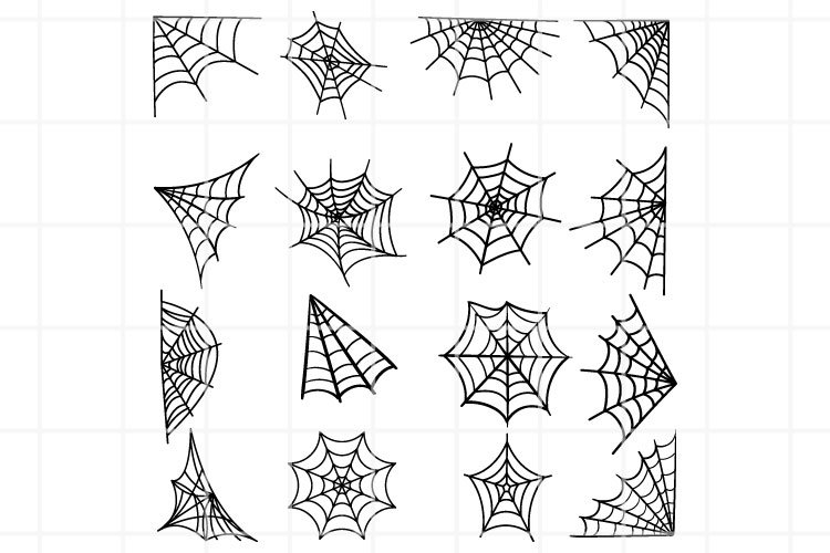 Spiderweb SVG, Cobweb cutting file, Halloween (886614)