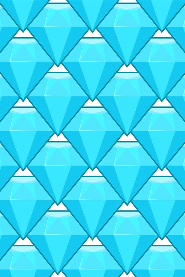 Vector blue diamonds seamless pattern (821428)