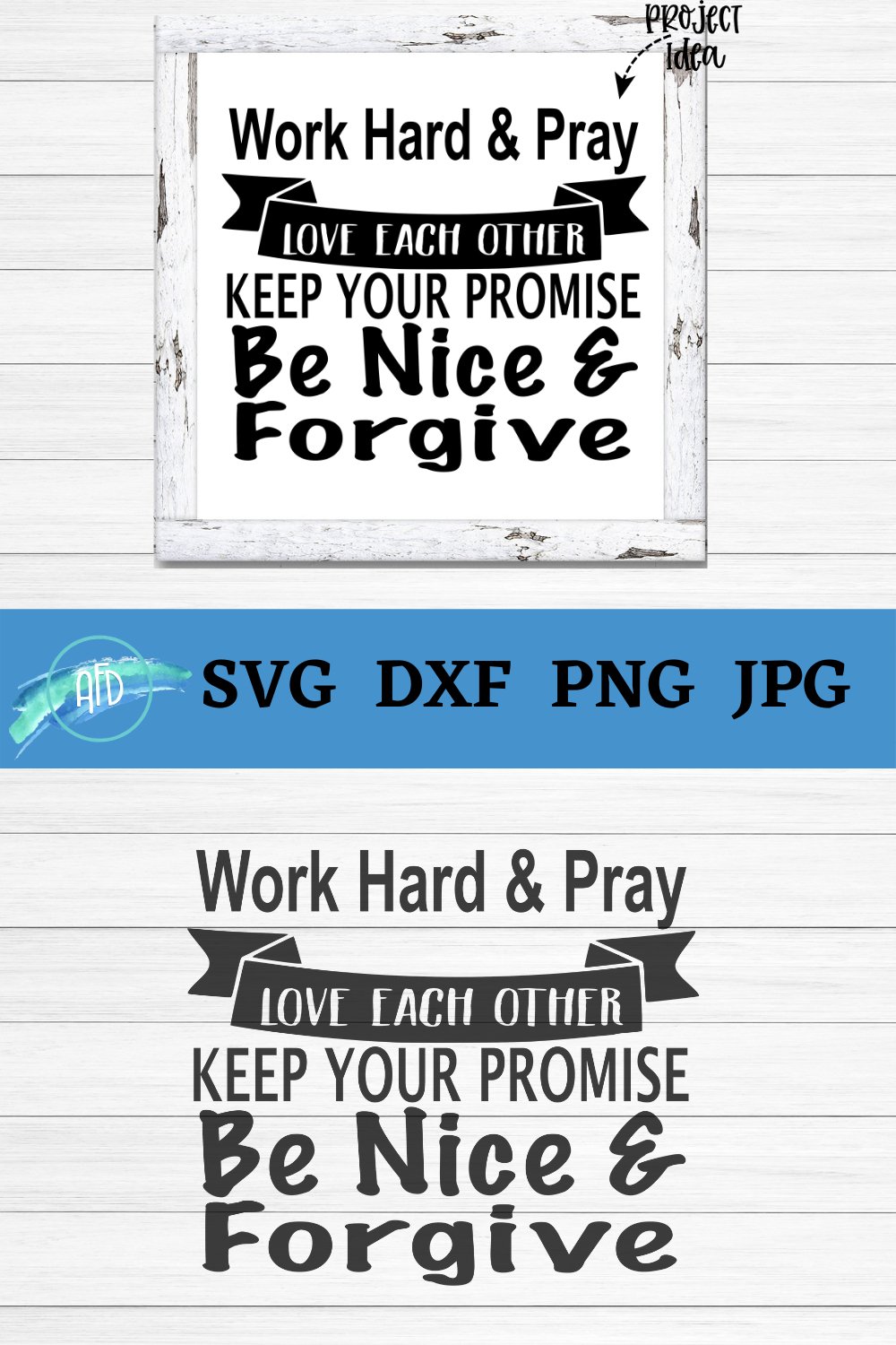 Work hard svg, Be nice svg, Pray svg, Kindness svg, be kind