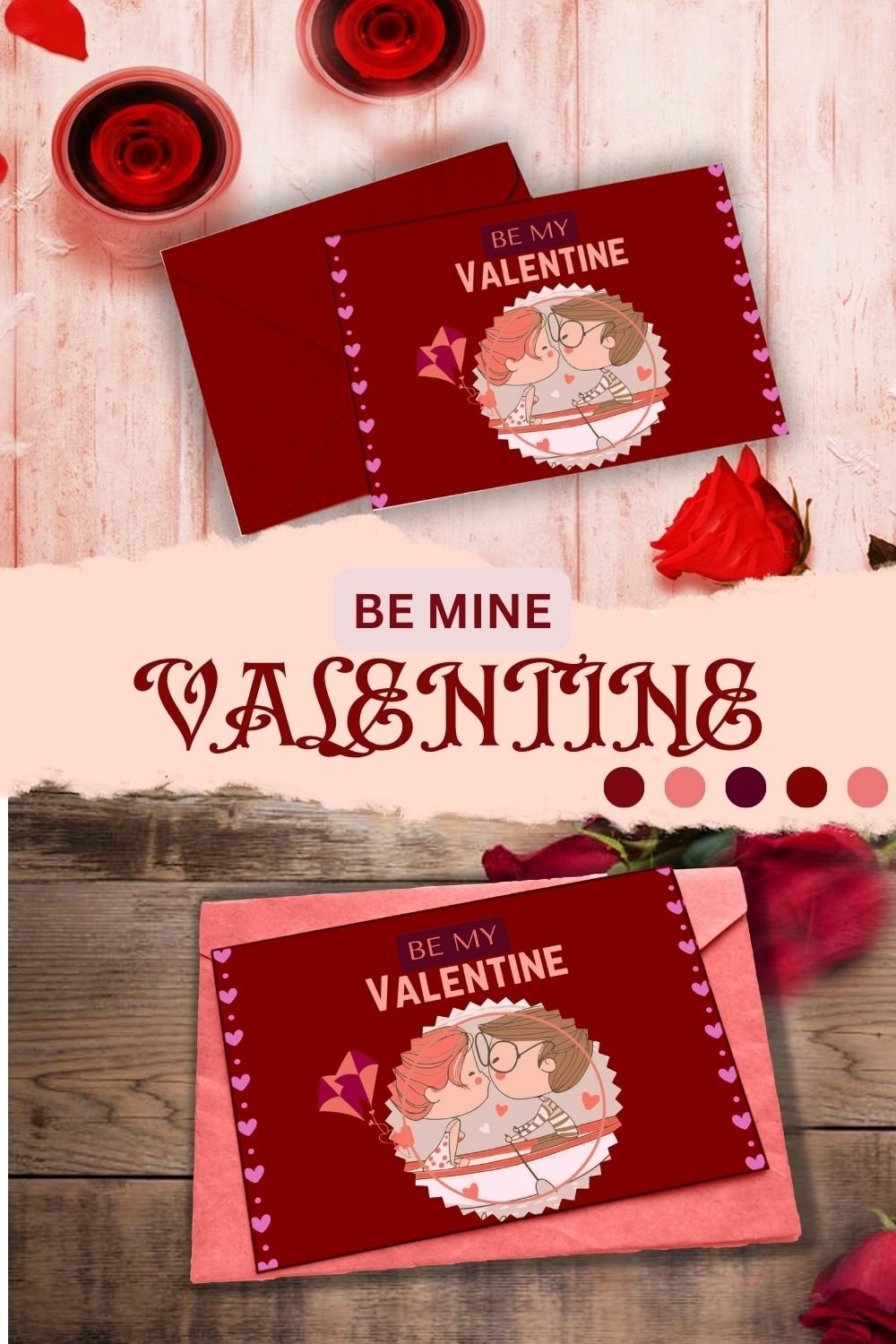 BE MINE VALENTINE GREETING CARD