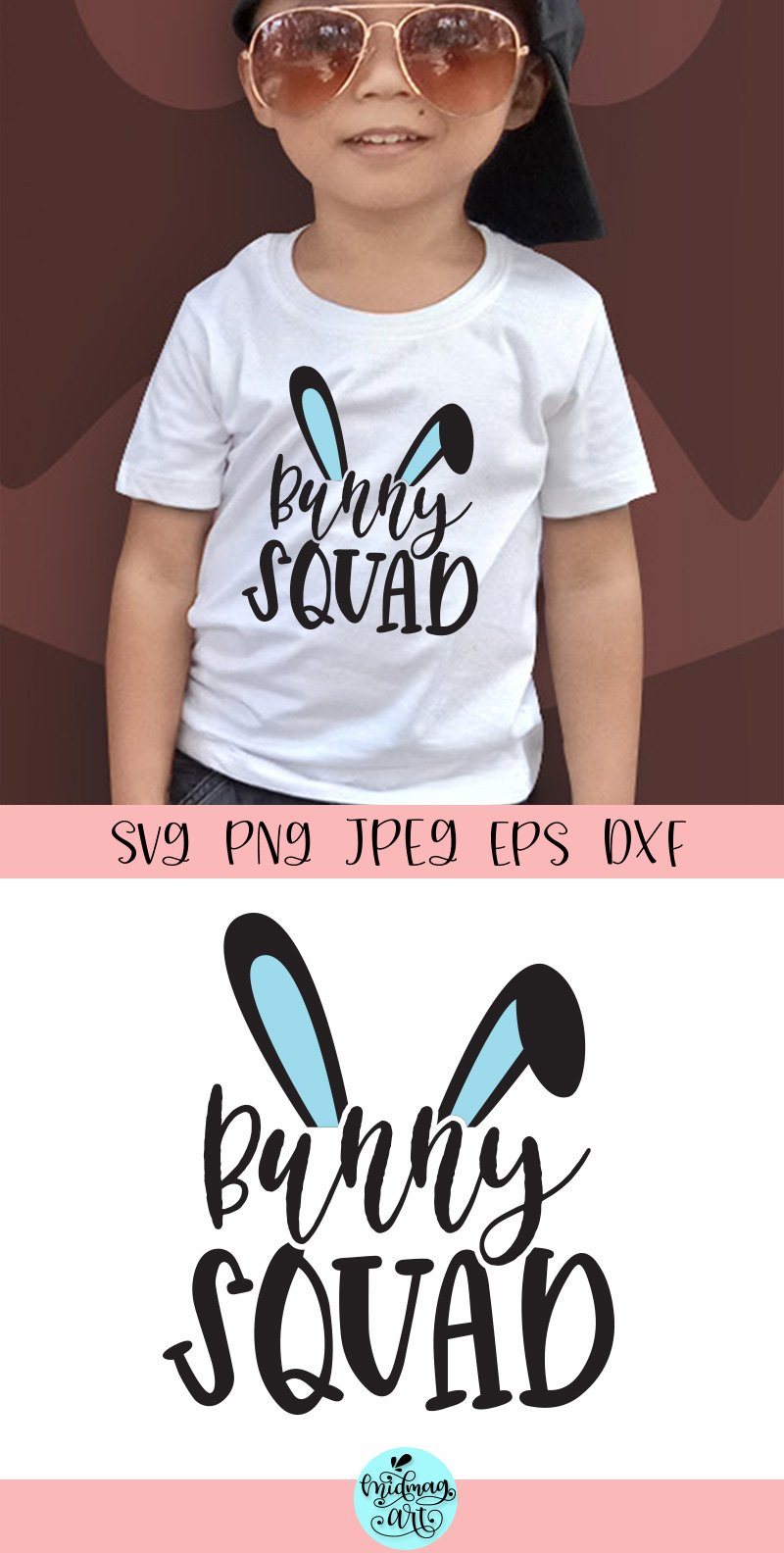 Bunny squad svg, easter svg