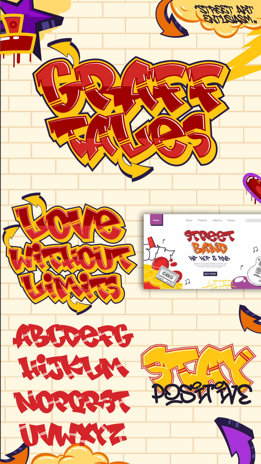 Graff Tales - Awesome Graffiti Font (6335099)