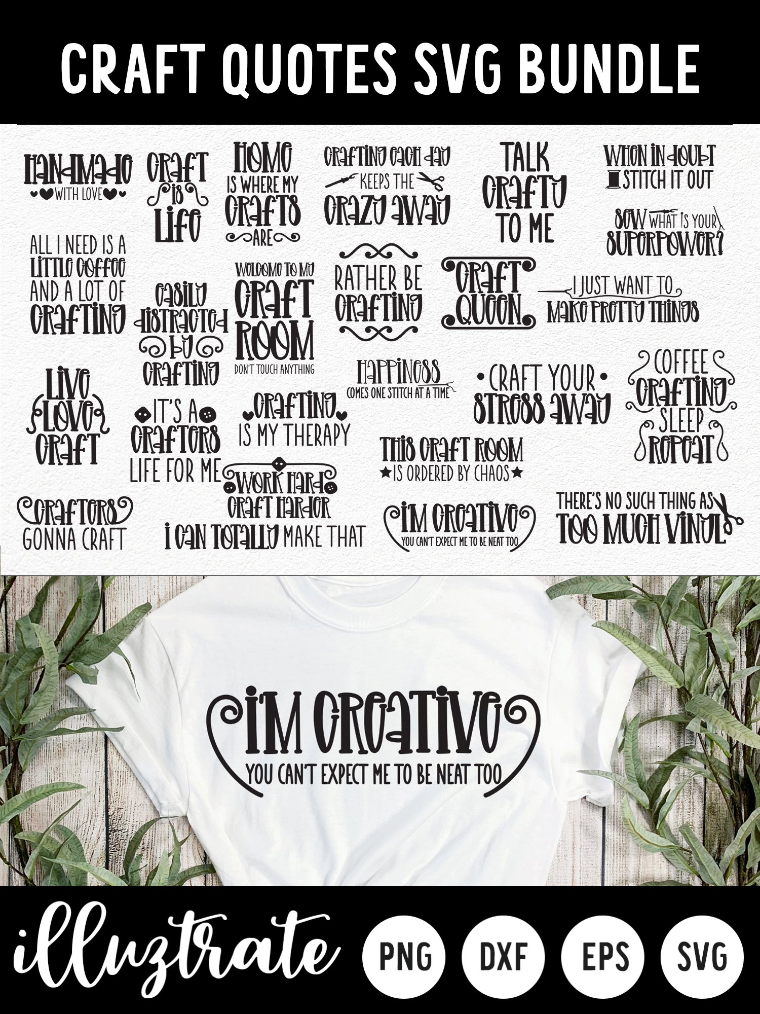 Craft Quotes SVG Bundle