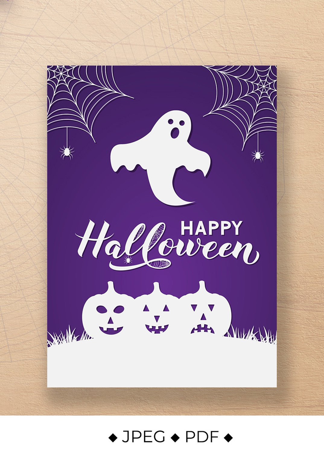 Happy Halloween card printable. Halloween gift