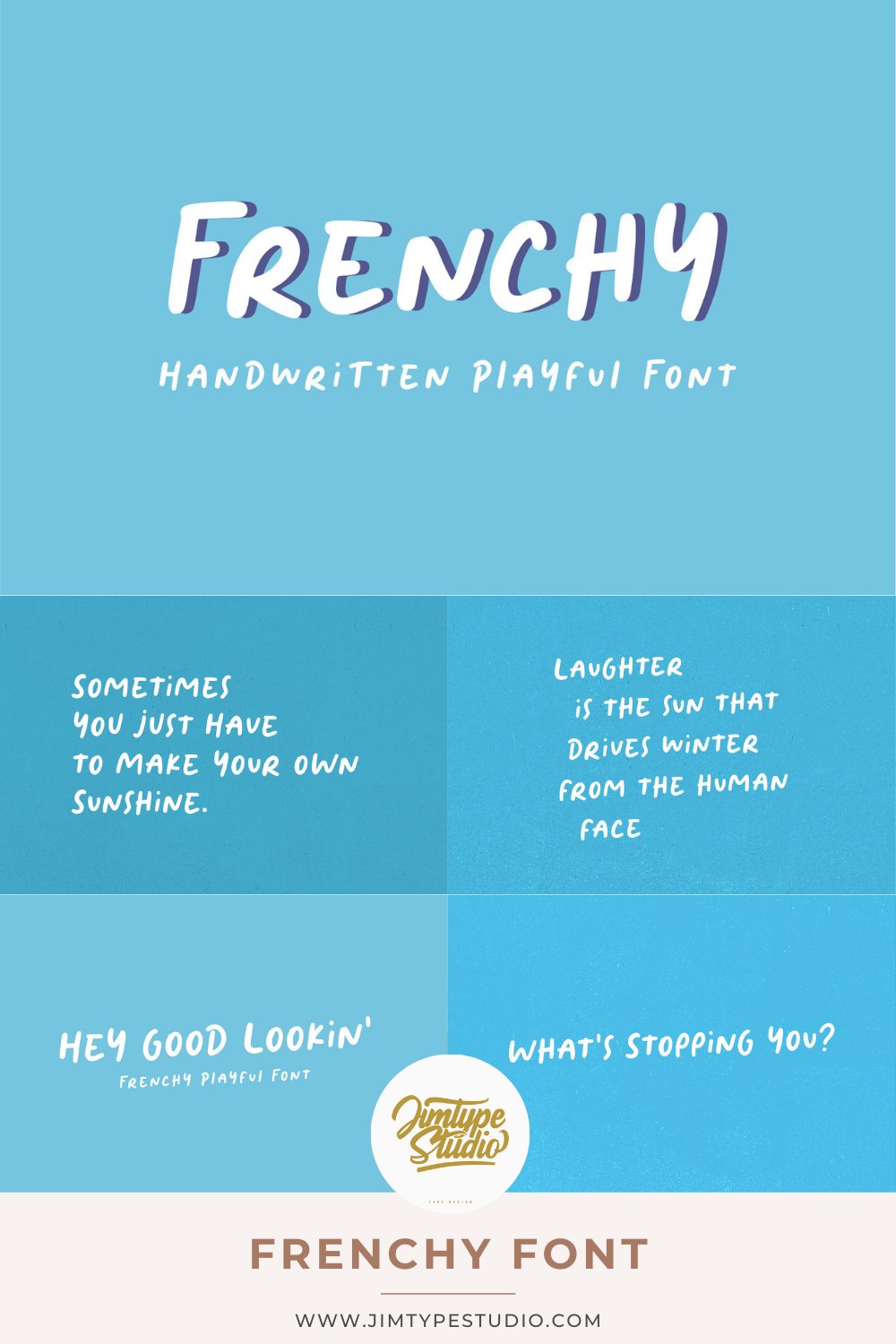 Frenchy - Handwriting Cricut Canva Font