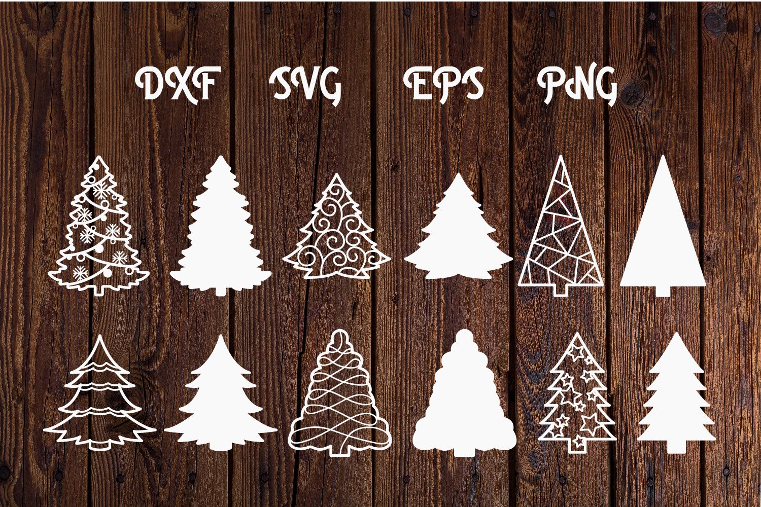 christmas tree cut file, svg, sticker, decoration (991485)