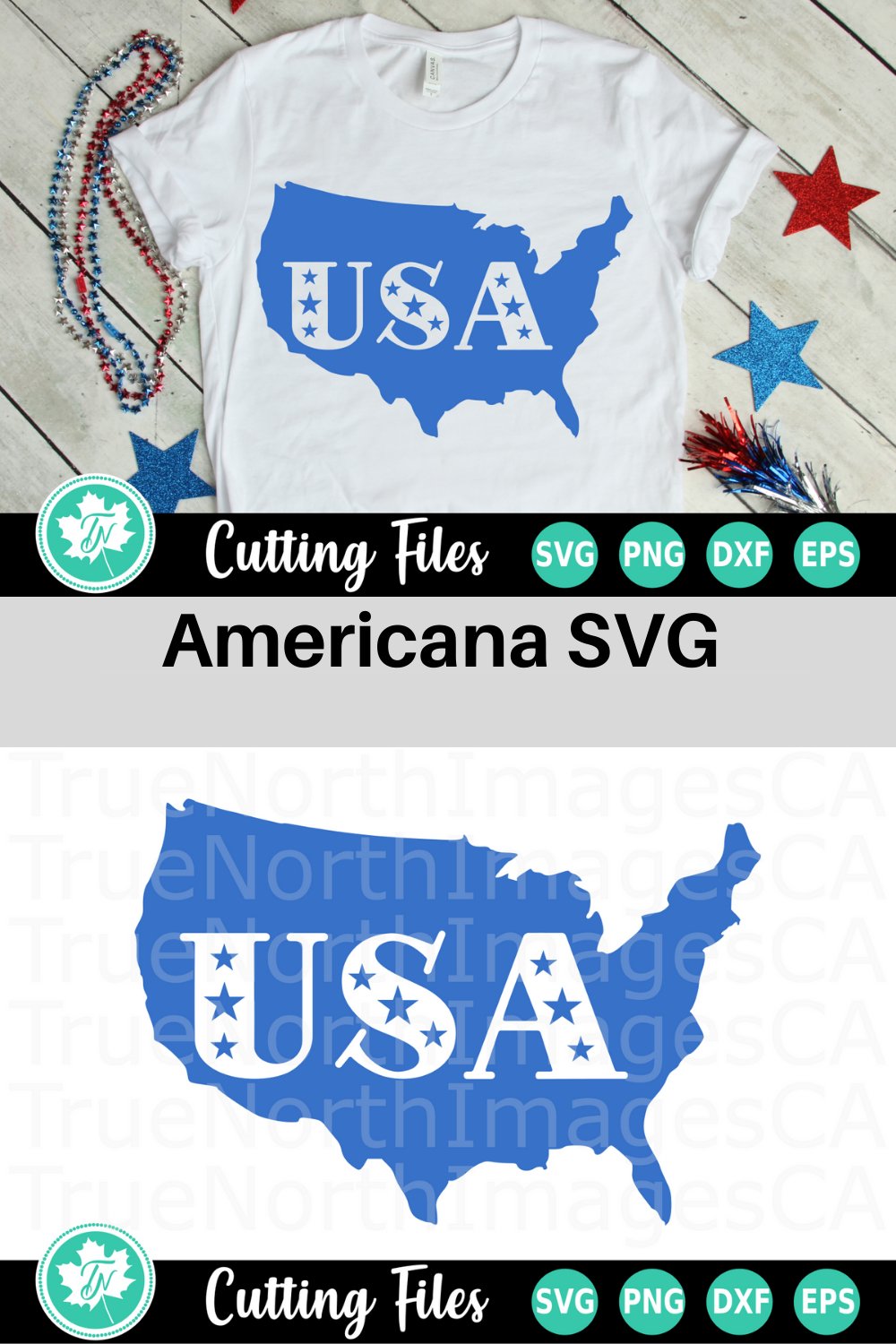 USA Country - An Americana SVG Cut File