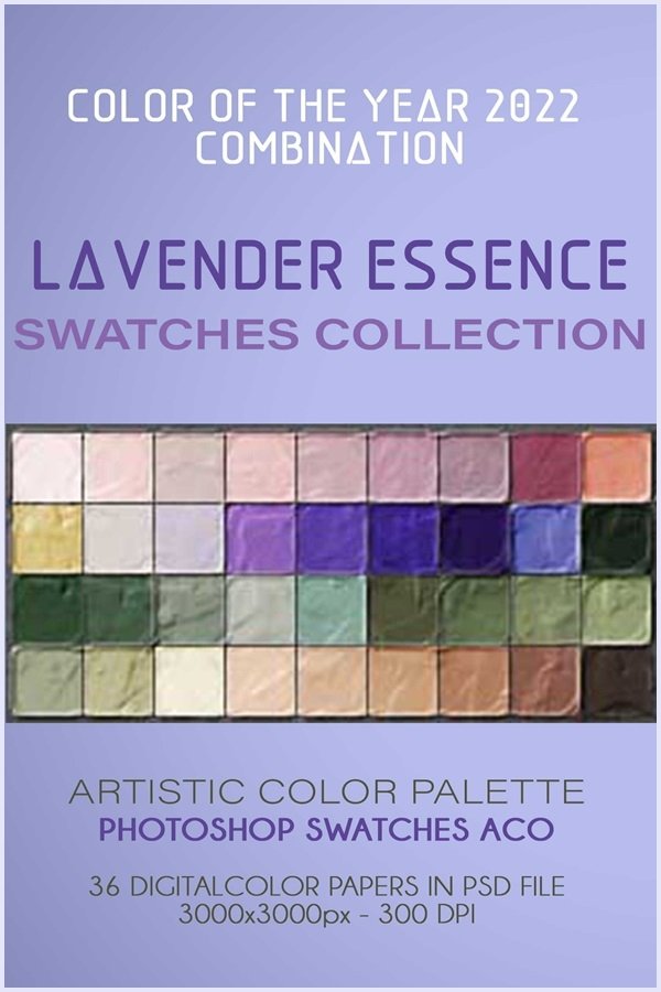 Lavender Essence -PS Swatches ACO-JPG-PSD - Pack