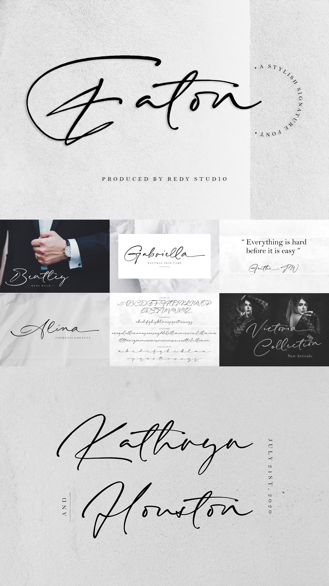 Eaton | Luxury Signature Font