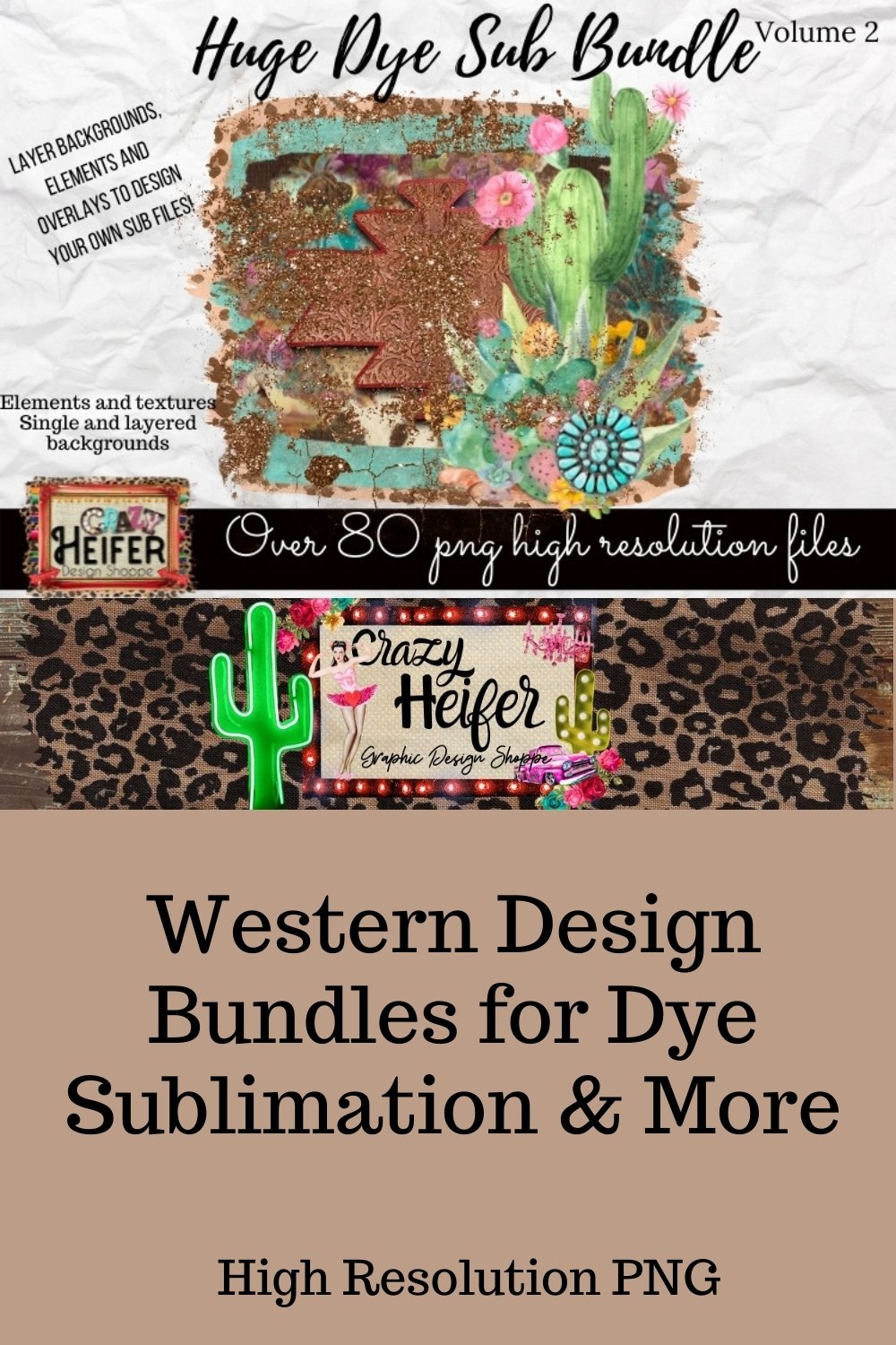 Western Dye Sublimation Bundle Finished Designs (1568076)