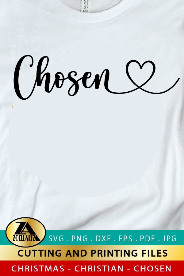 Chosen SVG Christian SVG PNG EPS DXF Blessed SVG (1060835)