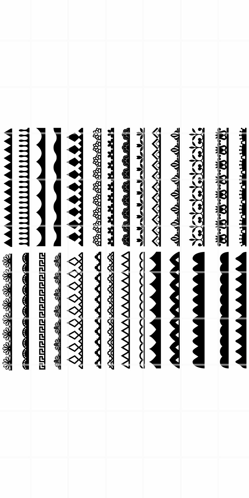 Border SVG. Border png. Border cut file. Border clipart.