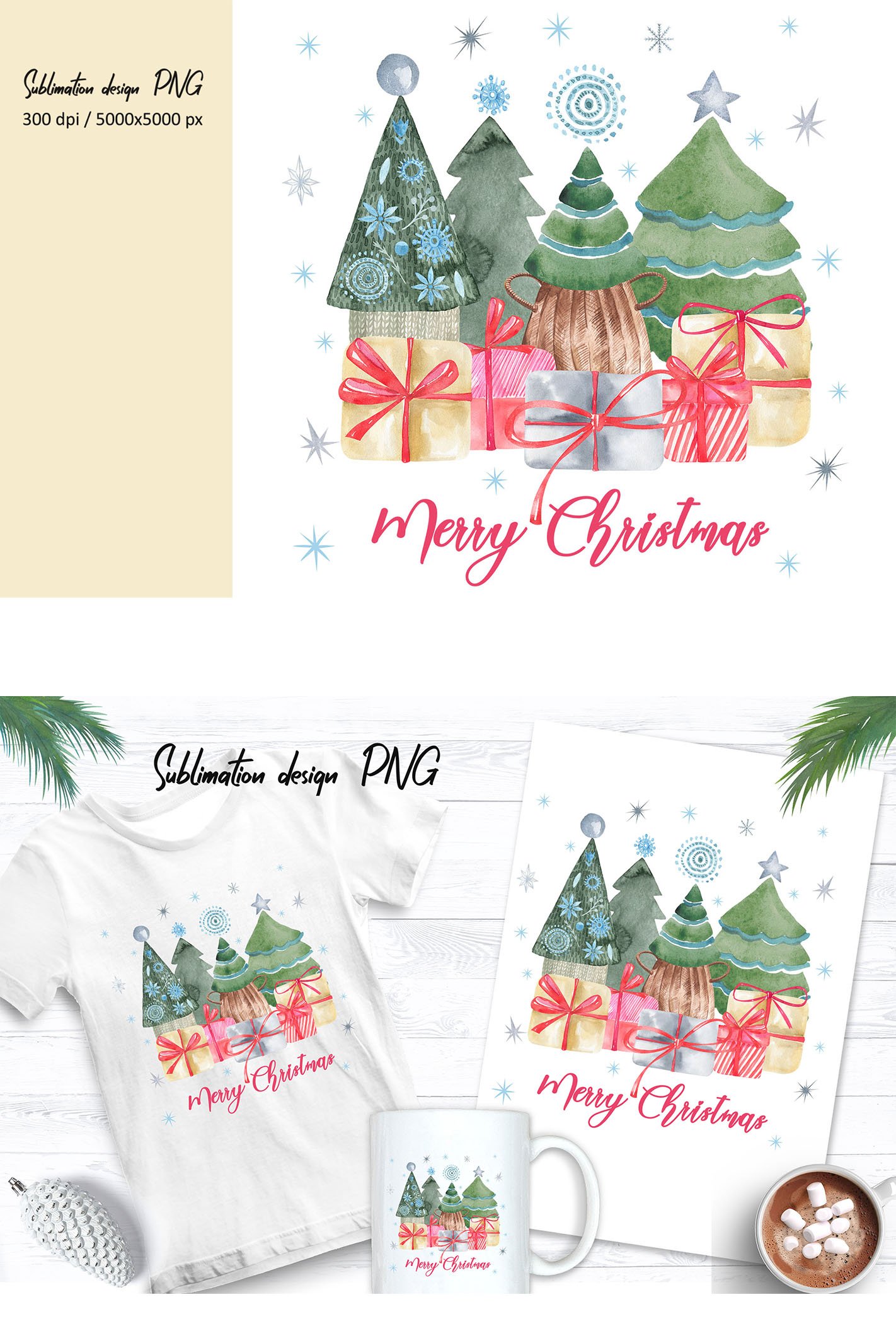 Christmas Sublimation Design PNG