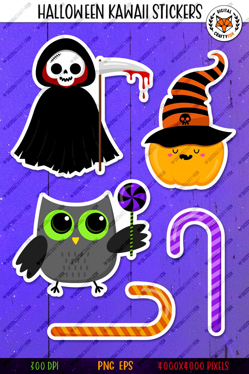 Halloween Stickers PNG, Printable Halloween Stickers