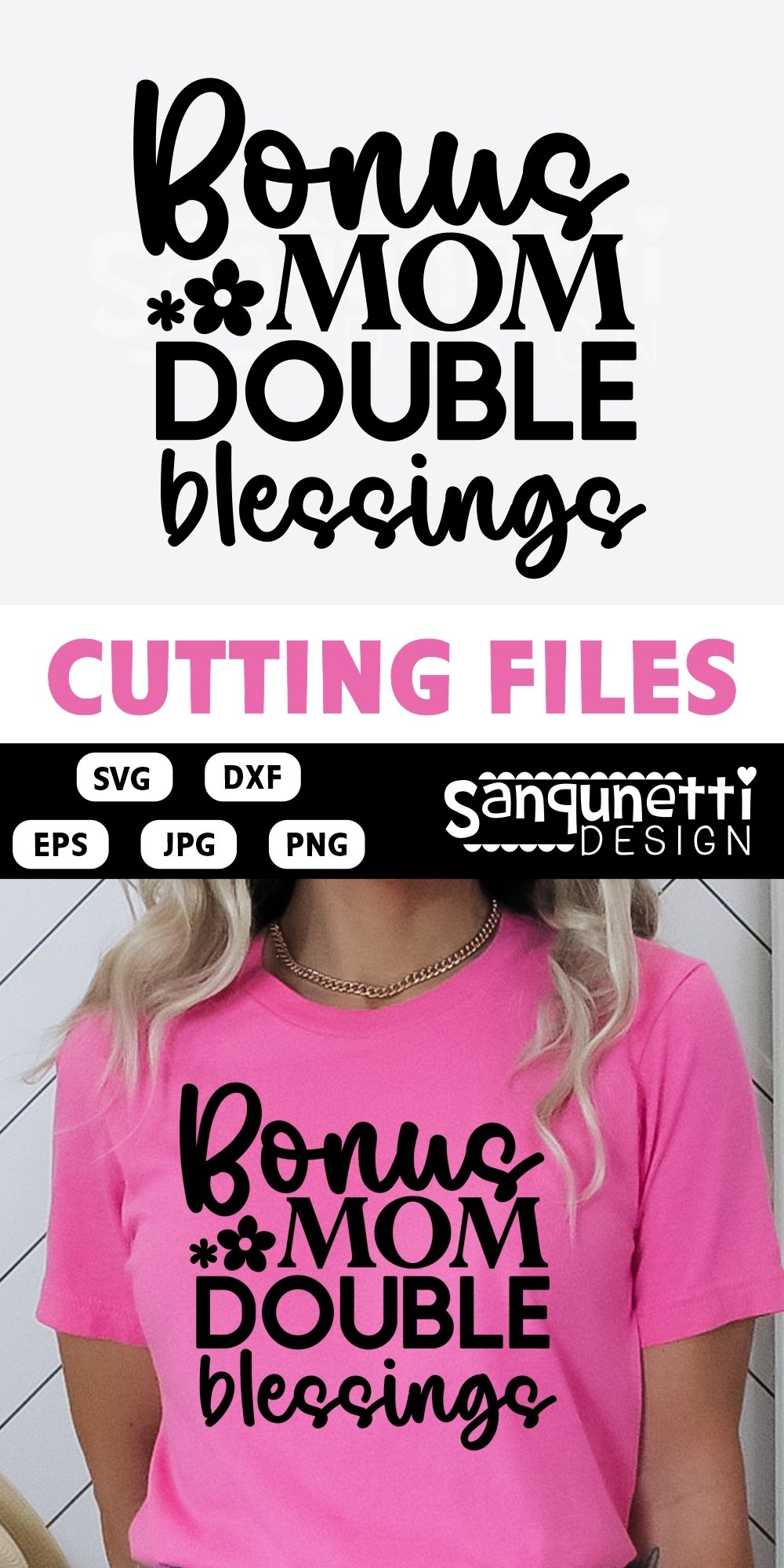 Bonus Mom double blessings SVG