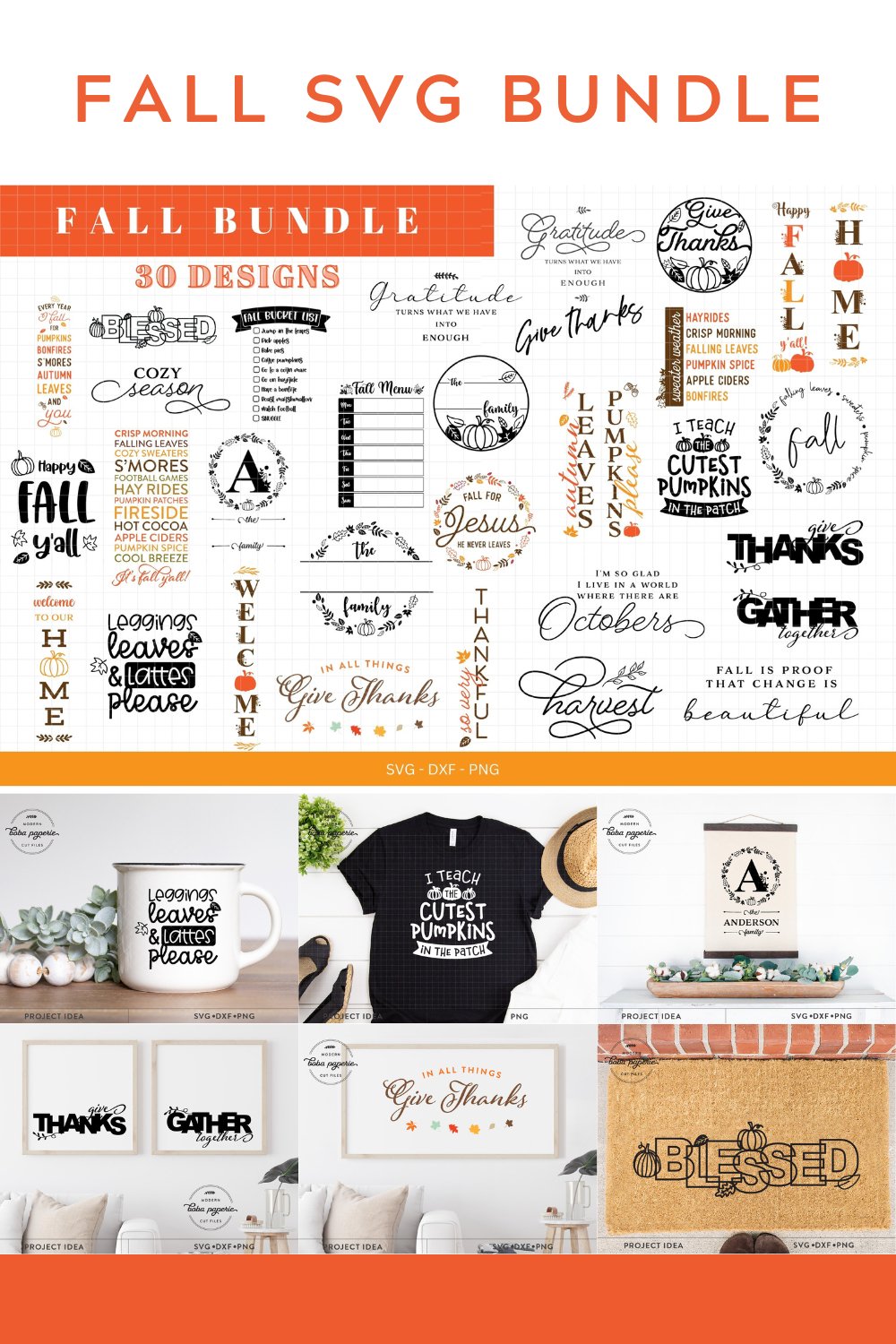 Fall SVG Bundle | fall porch signs SVG | Fall Sign Bundle