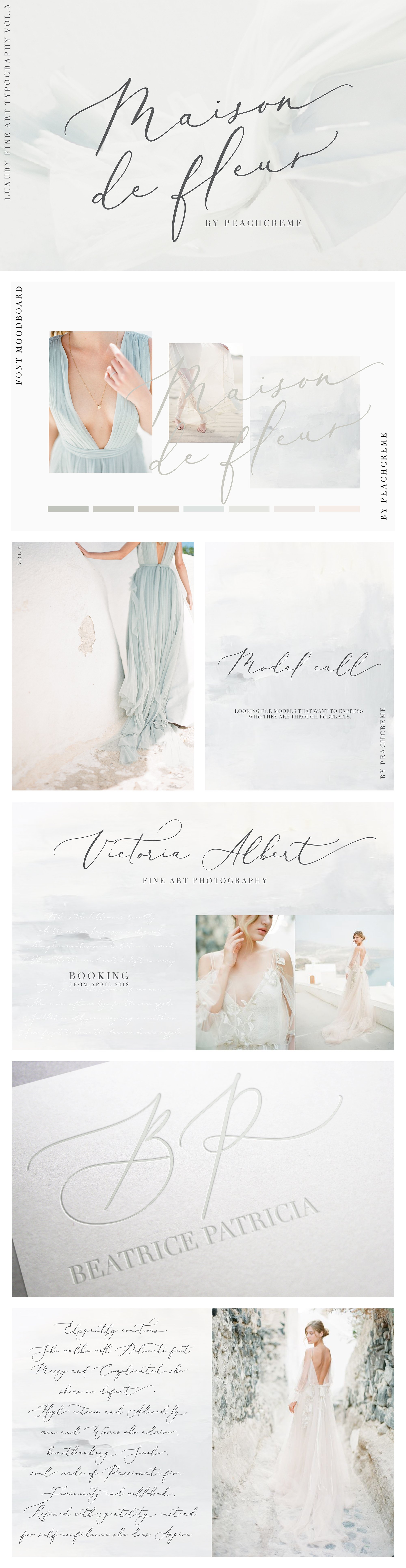 Maison de fleur //Luxury Script Font