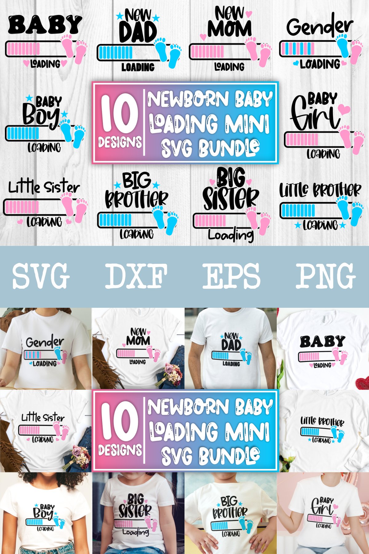 New Mom SVG New Mom SVG Newborn SVG Bundle New Baby SVG
