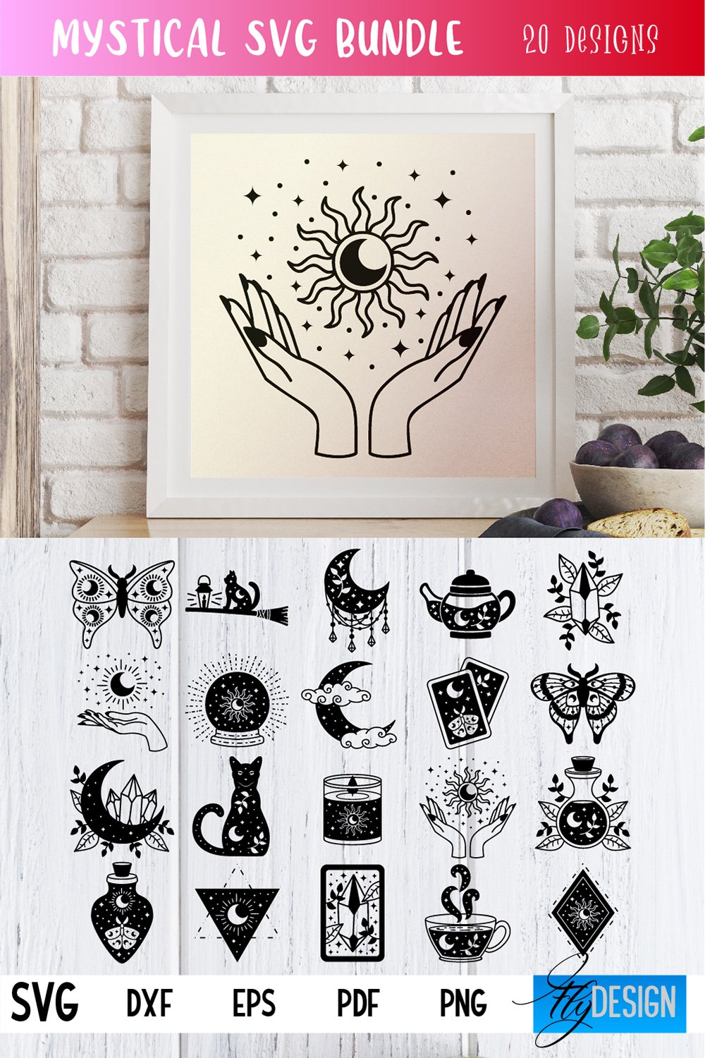 Mystical SVG Bundle | Witchy Cutting File|Magic SVG Design