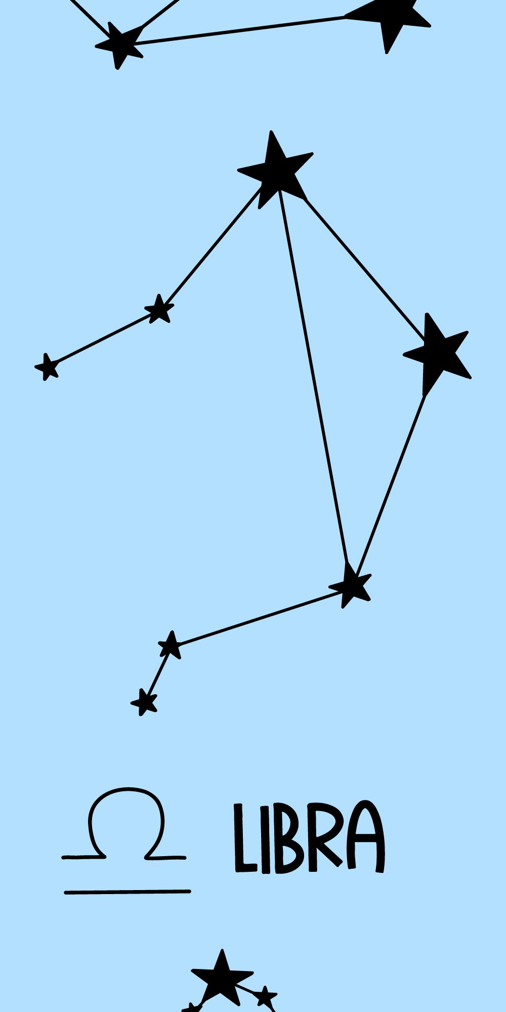 Libra sign constellation SVG |Zodiac sign constellation PNG