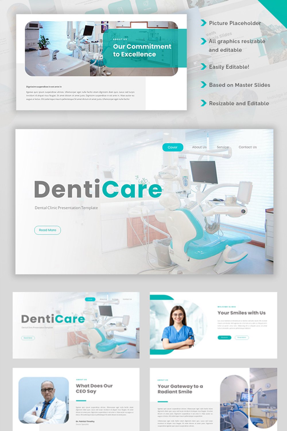 DentiCare-Dental Clinic Google Slides Template