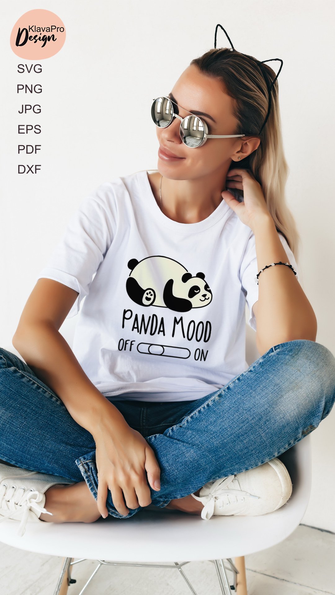 Cute Panda Bundle Svg, Lazy Panda funny Quotes (3577491)