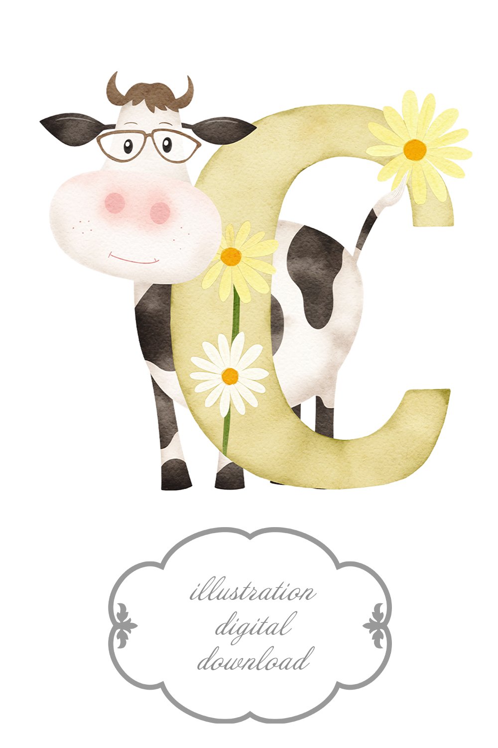 C for Cow