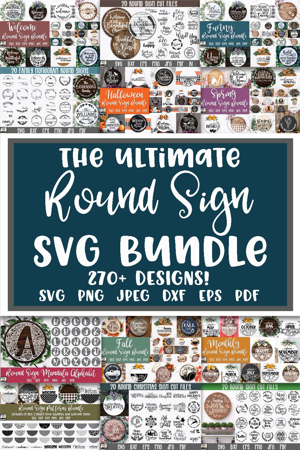 The Ultimate Round Sign SVG Bundle