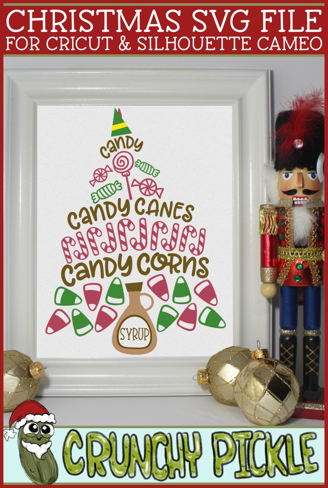 Elf Diet Christmas Tree SVG File