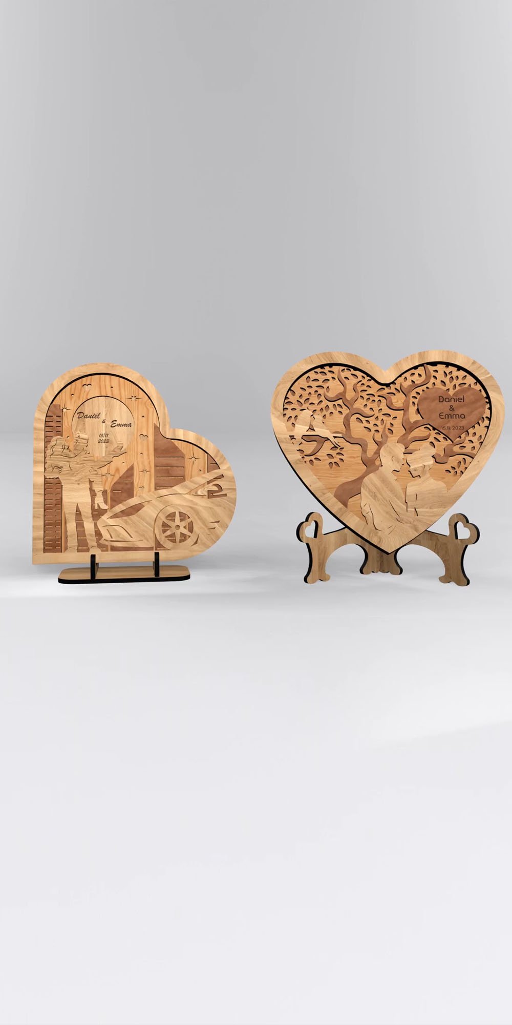 Heart Shaped Valentine's Day Decorative Stand