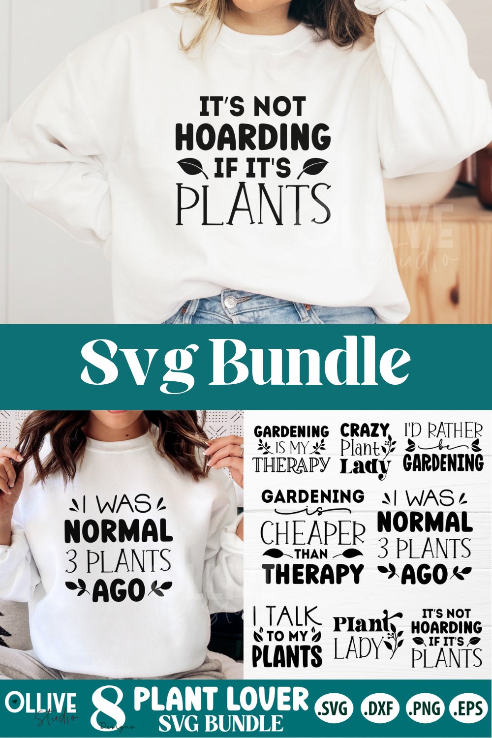 Plant Lover SVG Bundle | Funny Plant Quotes SVG