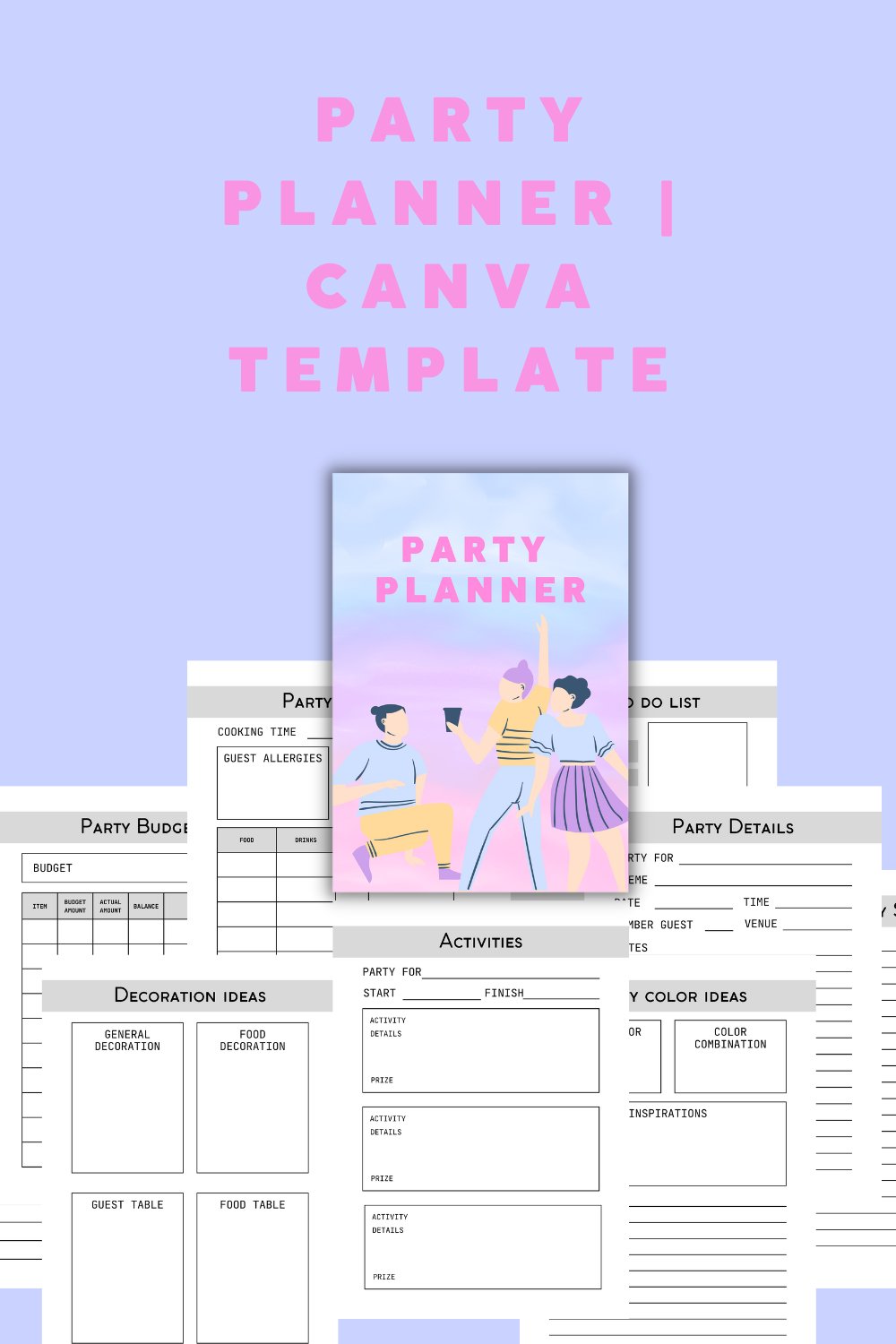 Party Planner | Canva Template