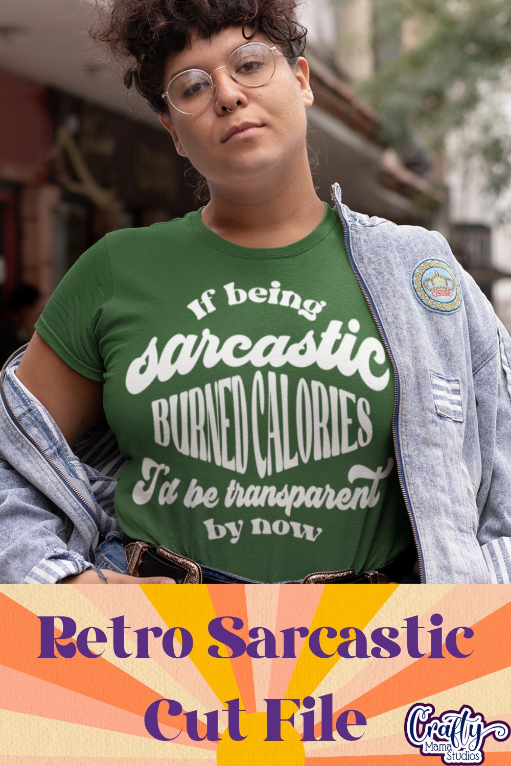 Retro Sarcastic Quote Svg Being Sarcastic Burned Calories