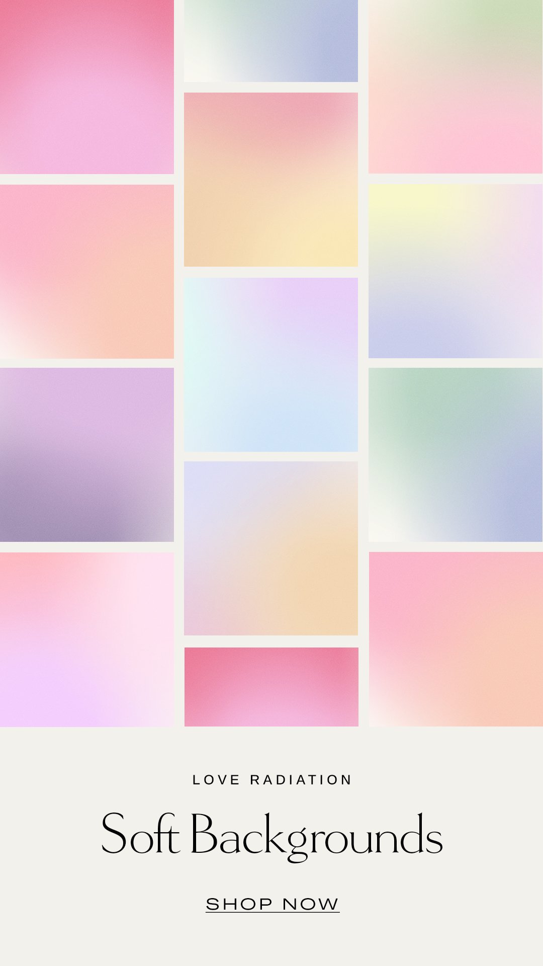 Soft Gradient Backgrounds With Grain Texture | PSD, JPG, PNG
