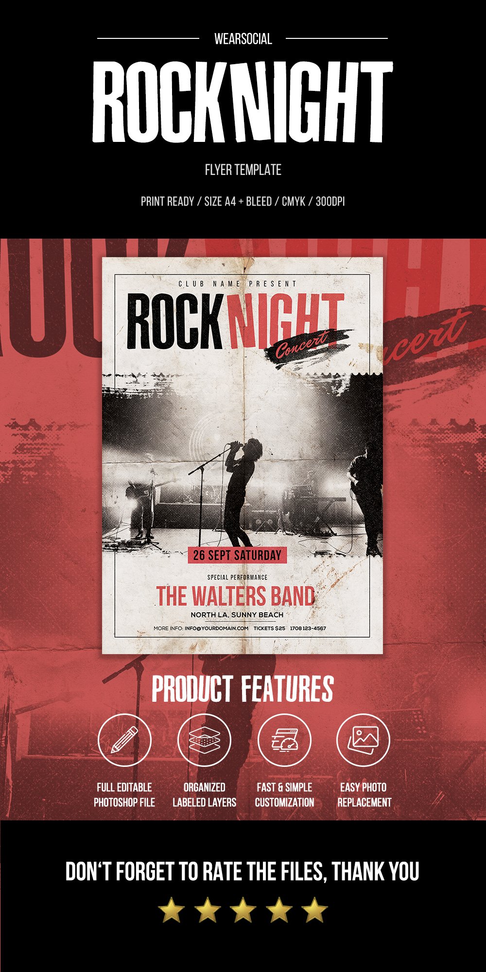 Rock Night Flyer / Poster