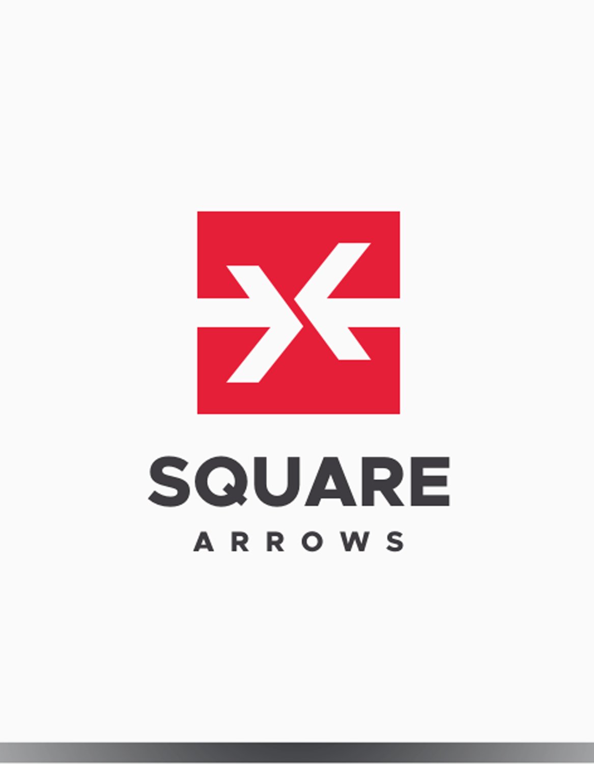 Square Arrows vector logo design template
