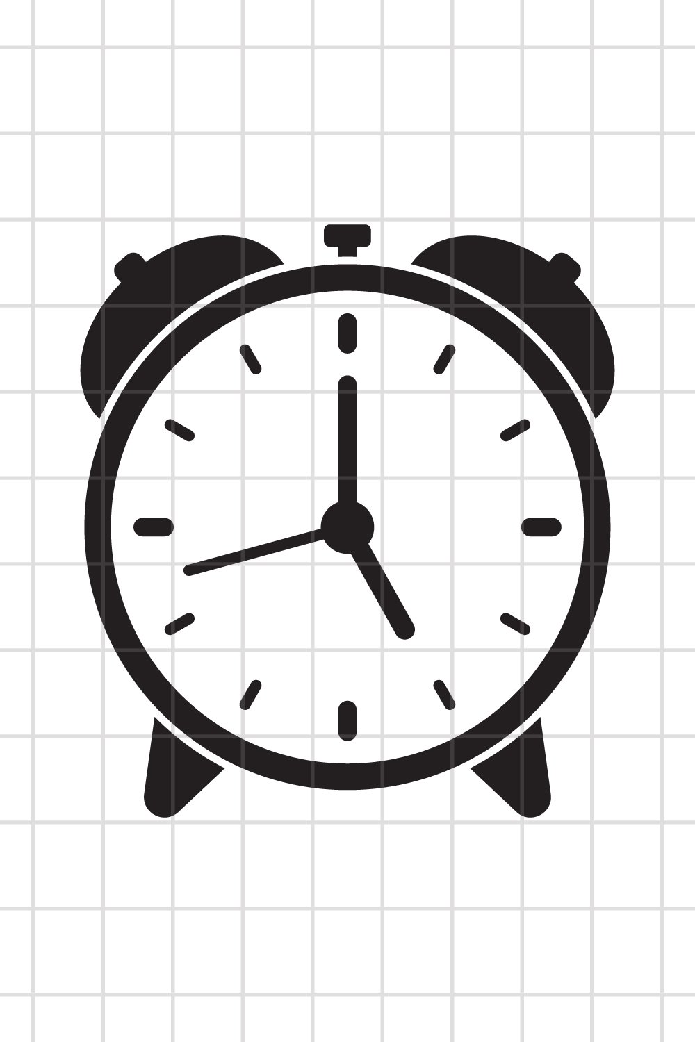 Retro alarm clock icon (2480797)