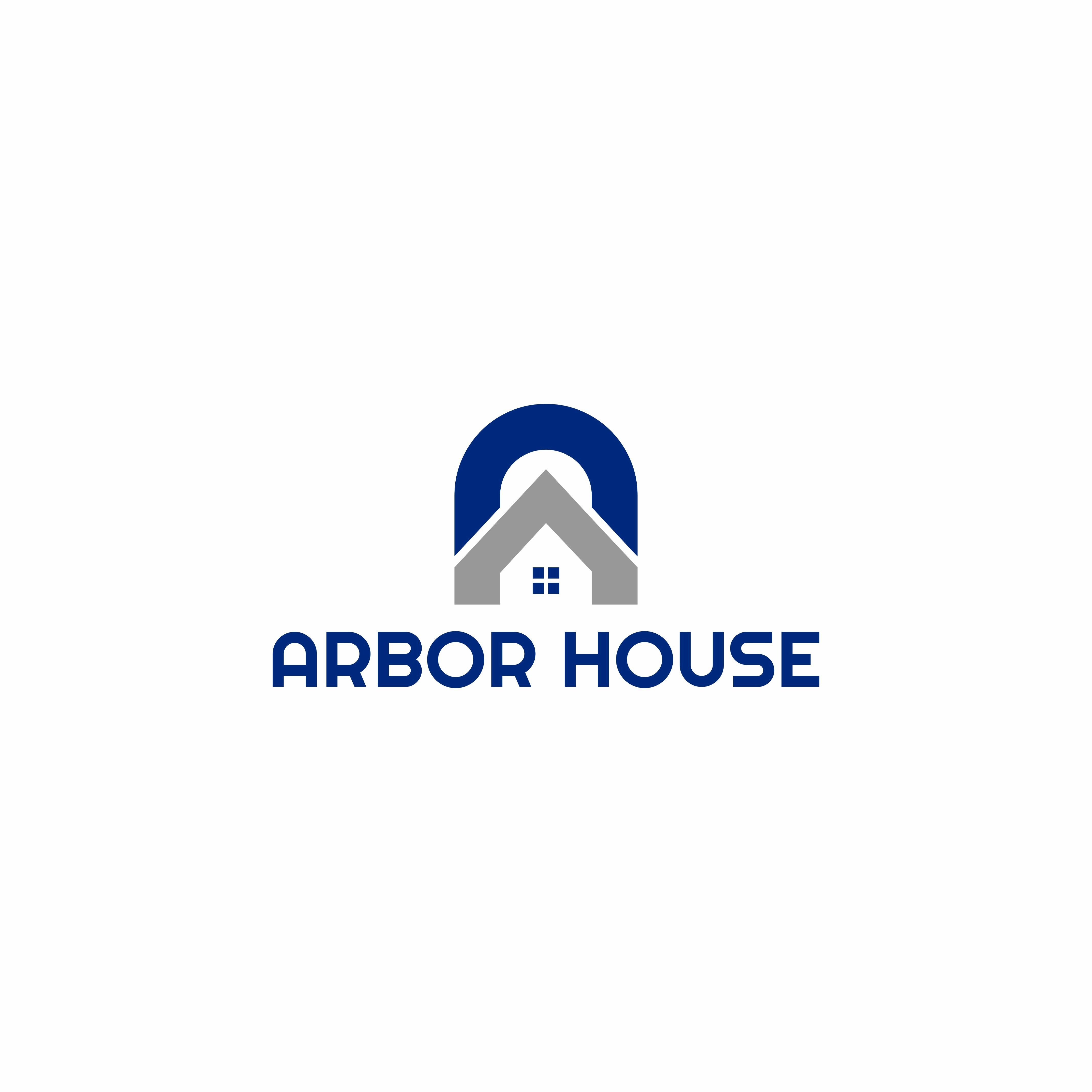 AH Arbor House Logo Design Vector