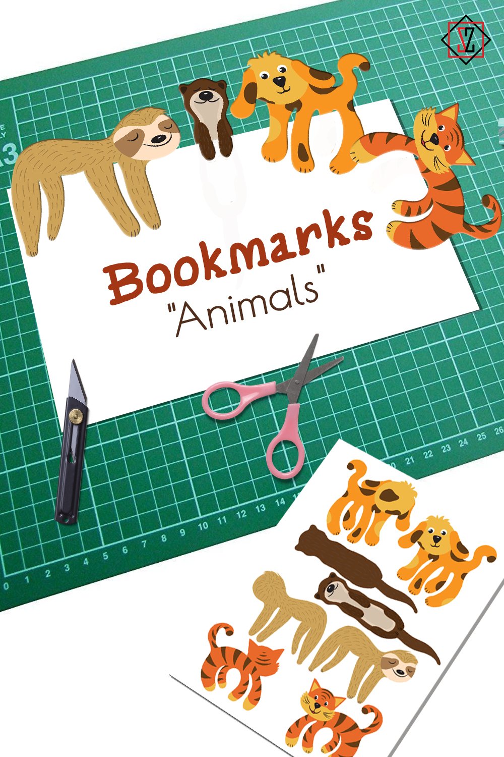 Bookmarks "Animals". DIY crafts