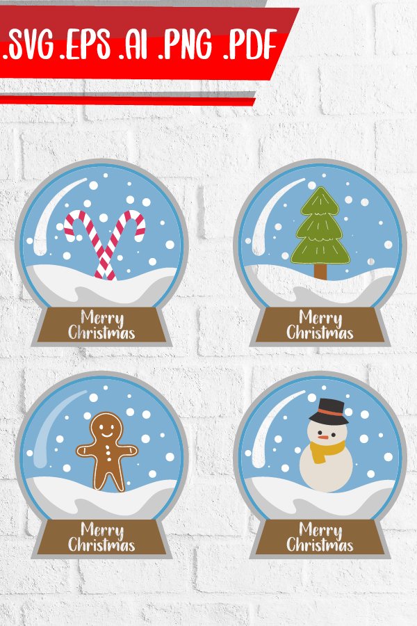 Christmas Magic Ball Sticker Svg eps png ai pdf