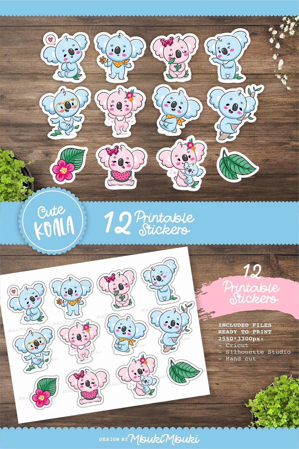 Cute Kawaii Koala| Stickers For Kids