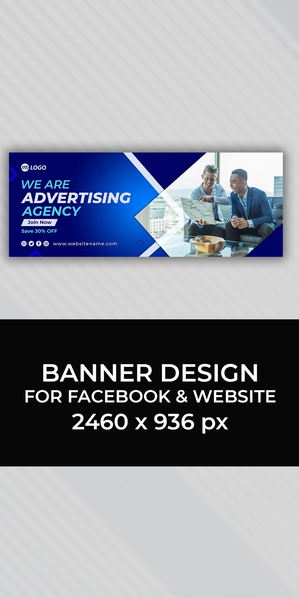 advertising agency facebook banner design