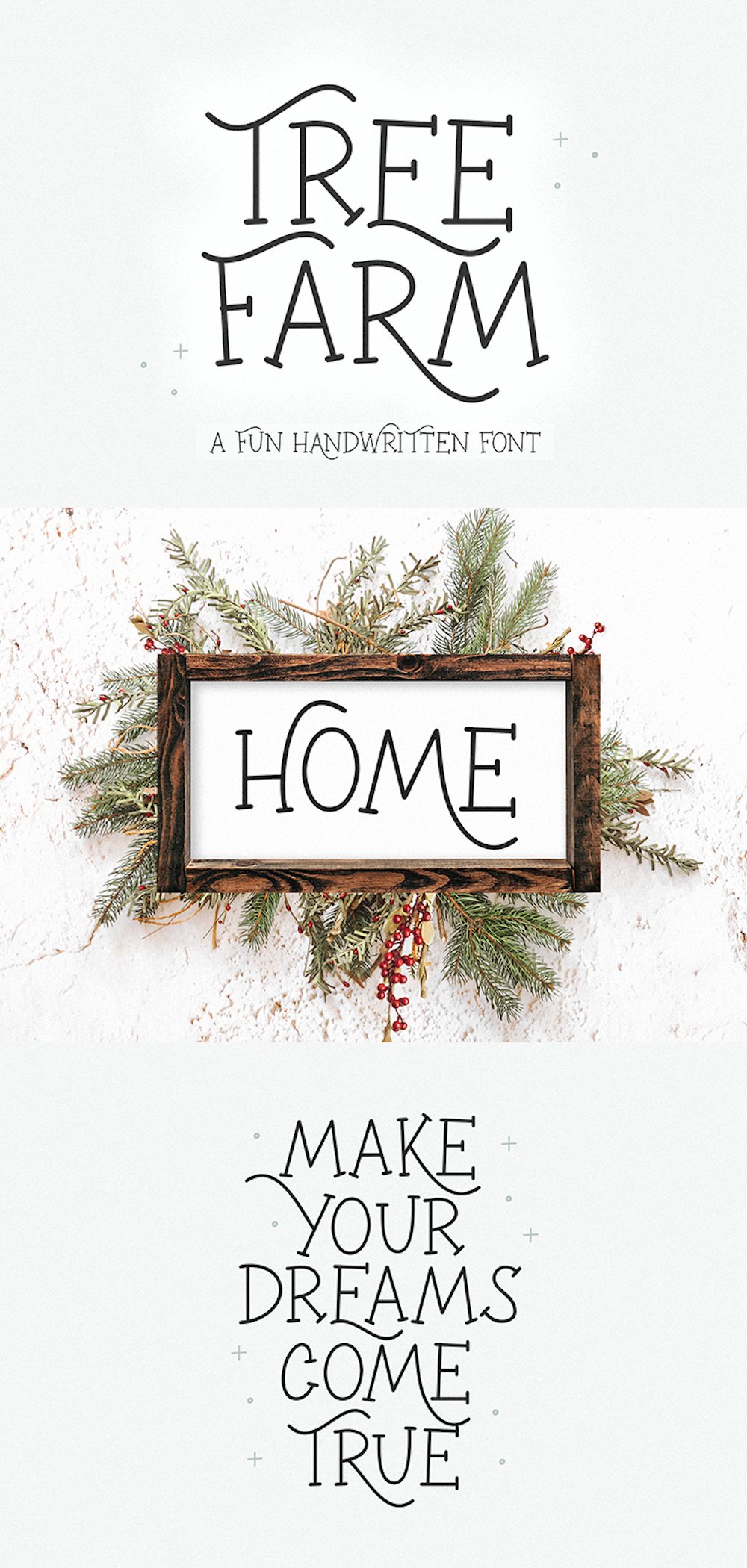 Tree Farm - Handwritten Farmhouse Font