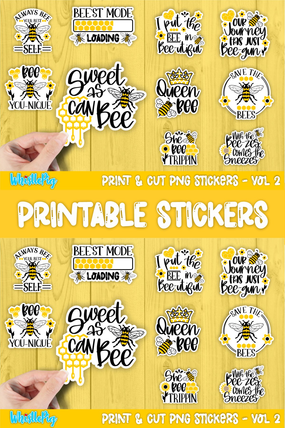Bumble Bee Stickers Cute Bumble Bee Stickers Honey Bee
