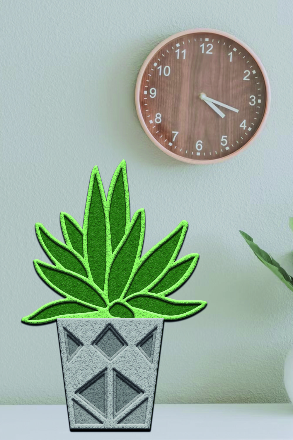 Succulent Plant Multilayer Laser Cut File