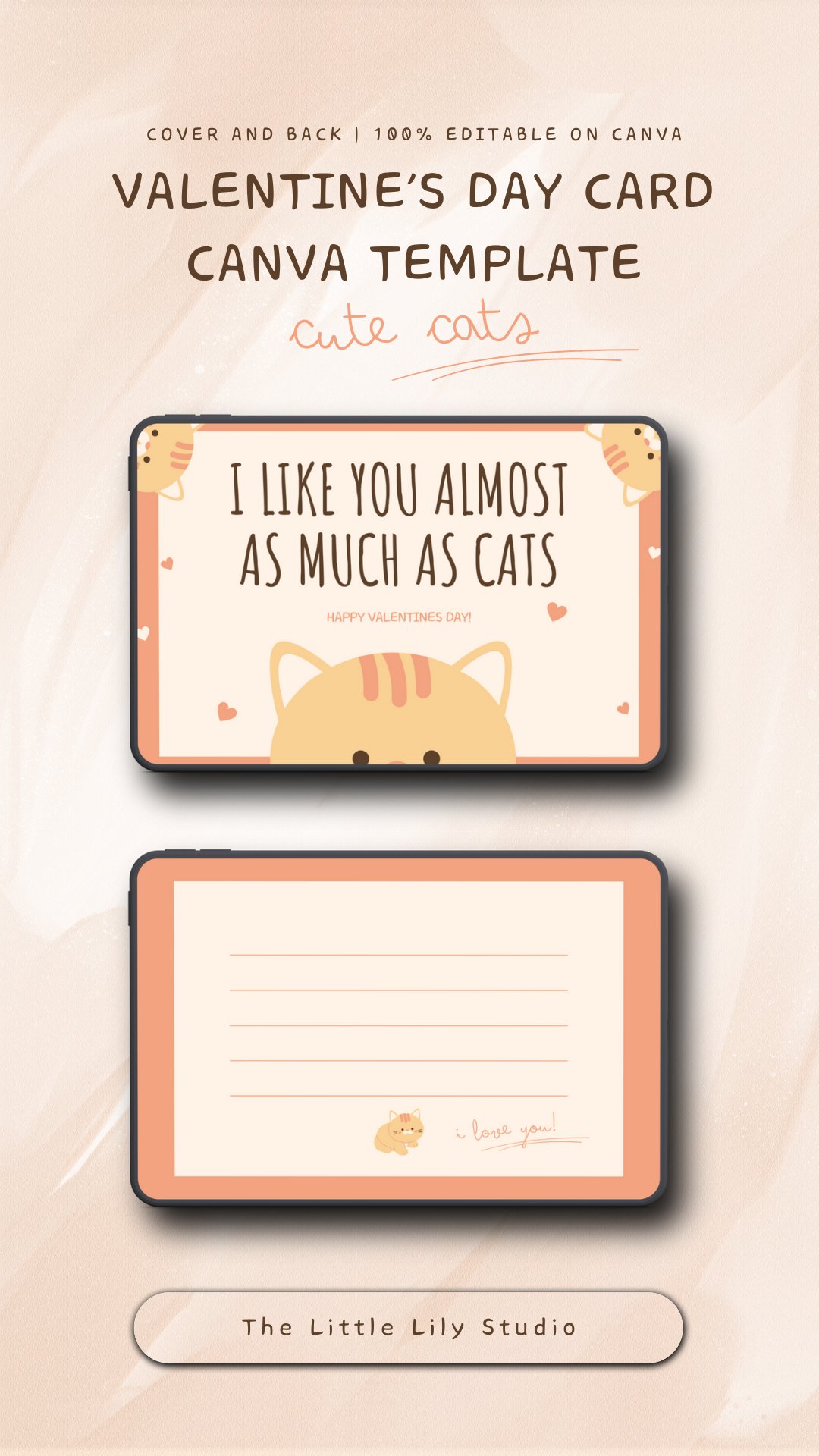 VALENTINE'S DAY CARD CANVA TEMPLATE (5220394)