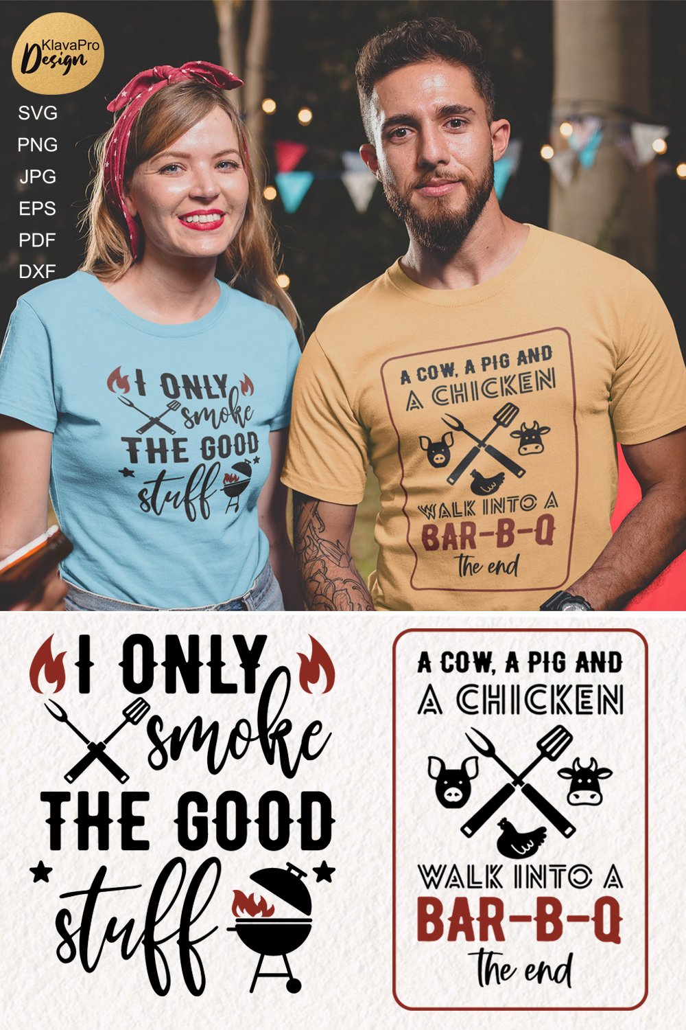 BBQ | Two Barbecue Svg| Funny Grilling Svg (2583911)