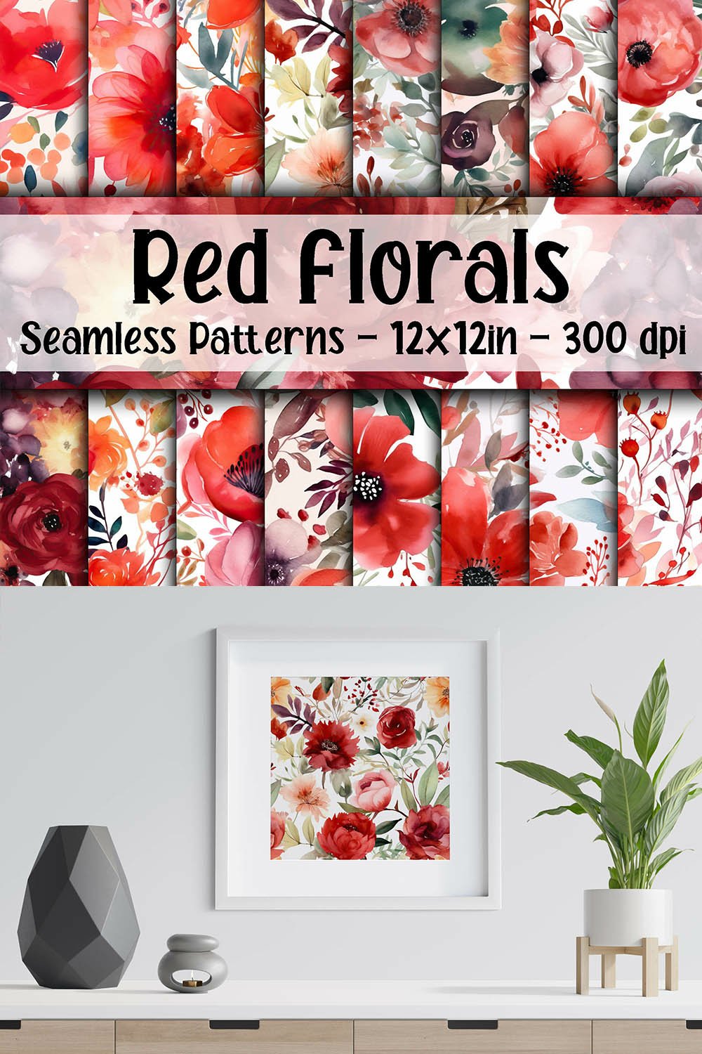 Seamless Cherry Blossoms Digital Paper