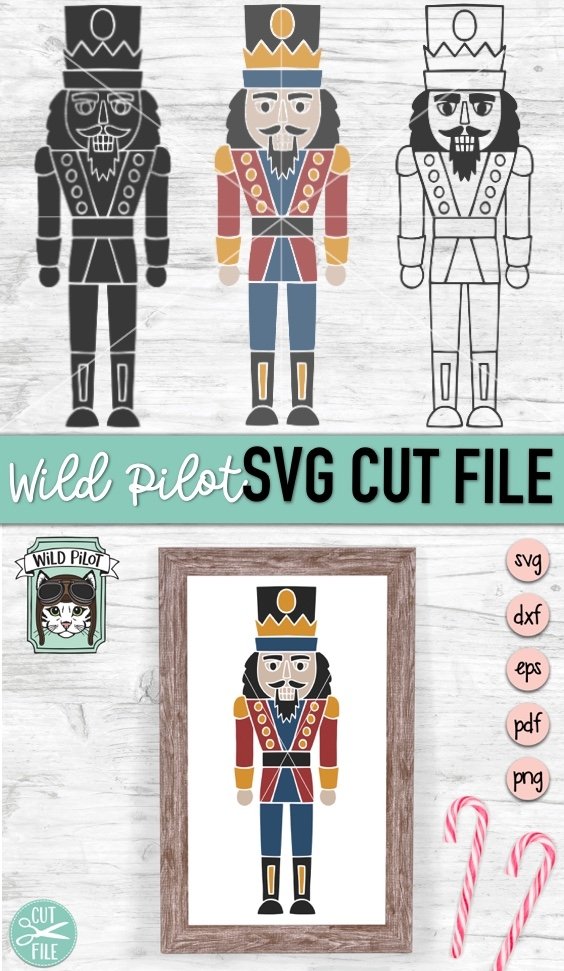 Nutcracker SVG Cut File, Christmas SVG, Christmas Decor SVG